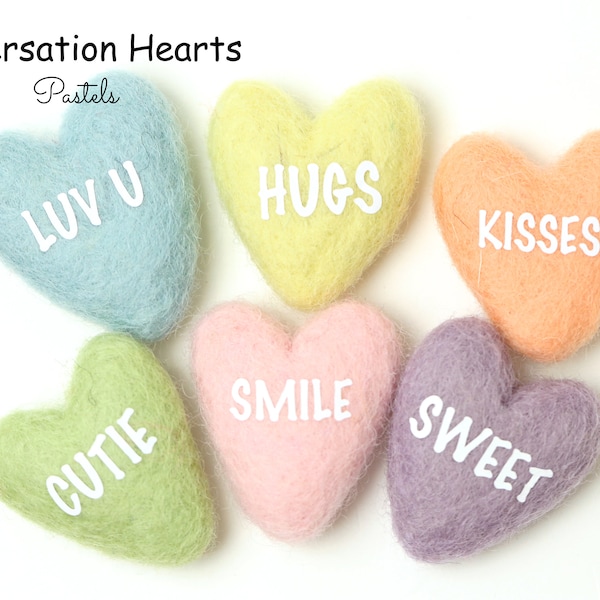 Conversation Hearts - Etsy