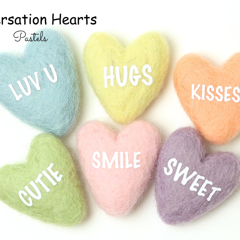 Conversation Hearts - Etsy