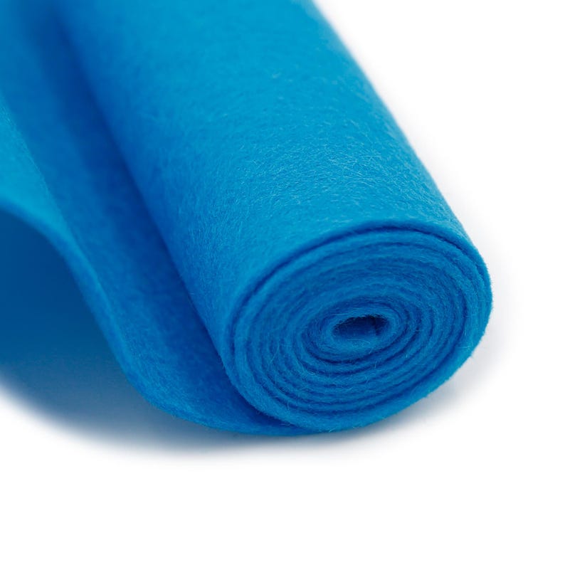Blue Wool Felt | Blue Felt Rolls | 100 Percent Wool Felt | 5" X 36 ...