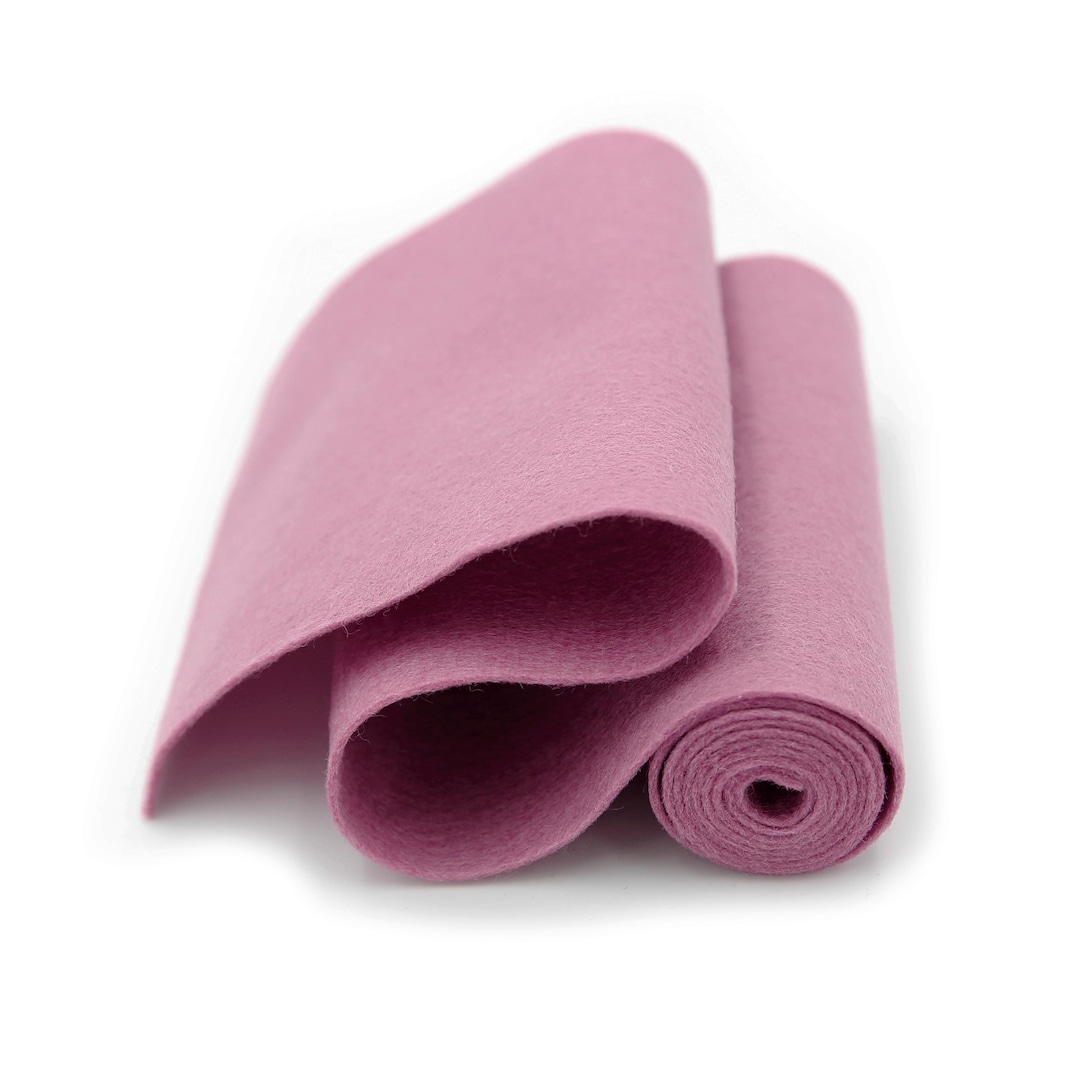 100 Percent Wool Felt Roll - Wool Felt Color ORCHID - 5" X 36" Wool ...