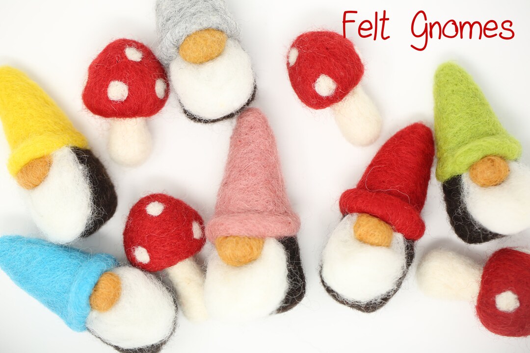 Felt Gnomes | Felted Gnomes - Etsy