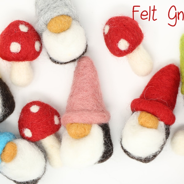 Needle Felted Gnomes - Etsy
