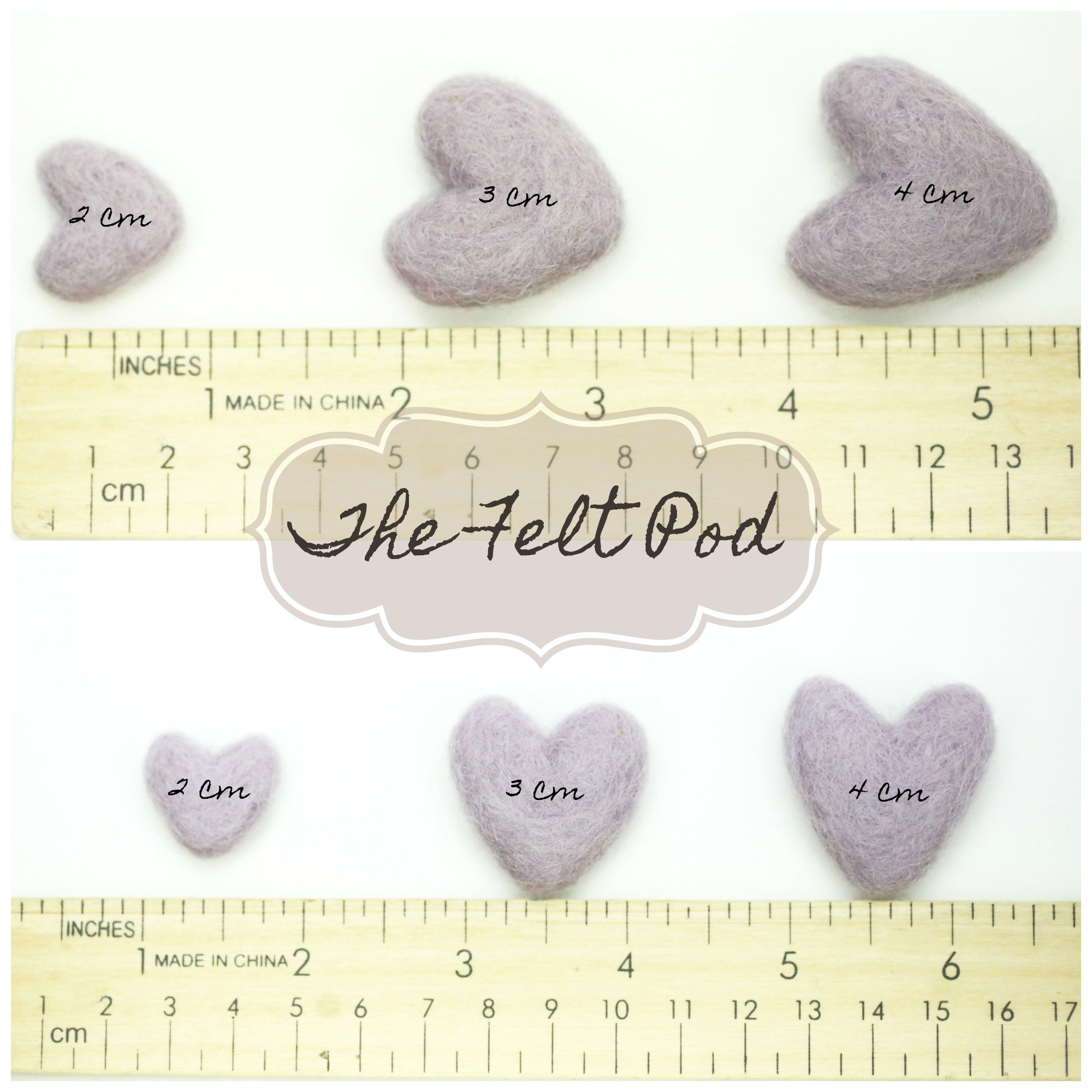 Perfectly Pink Conversation Hearts Conversation Felt Hearts - Etsy
