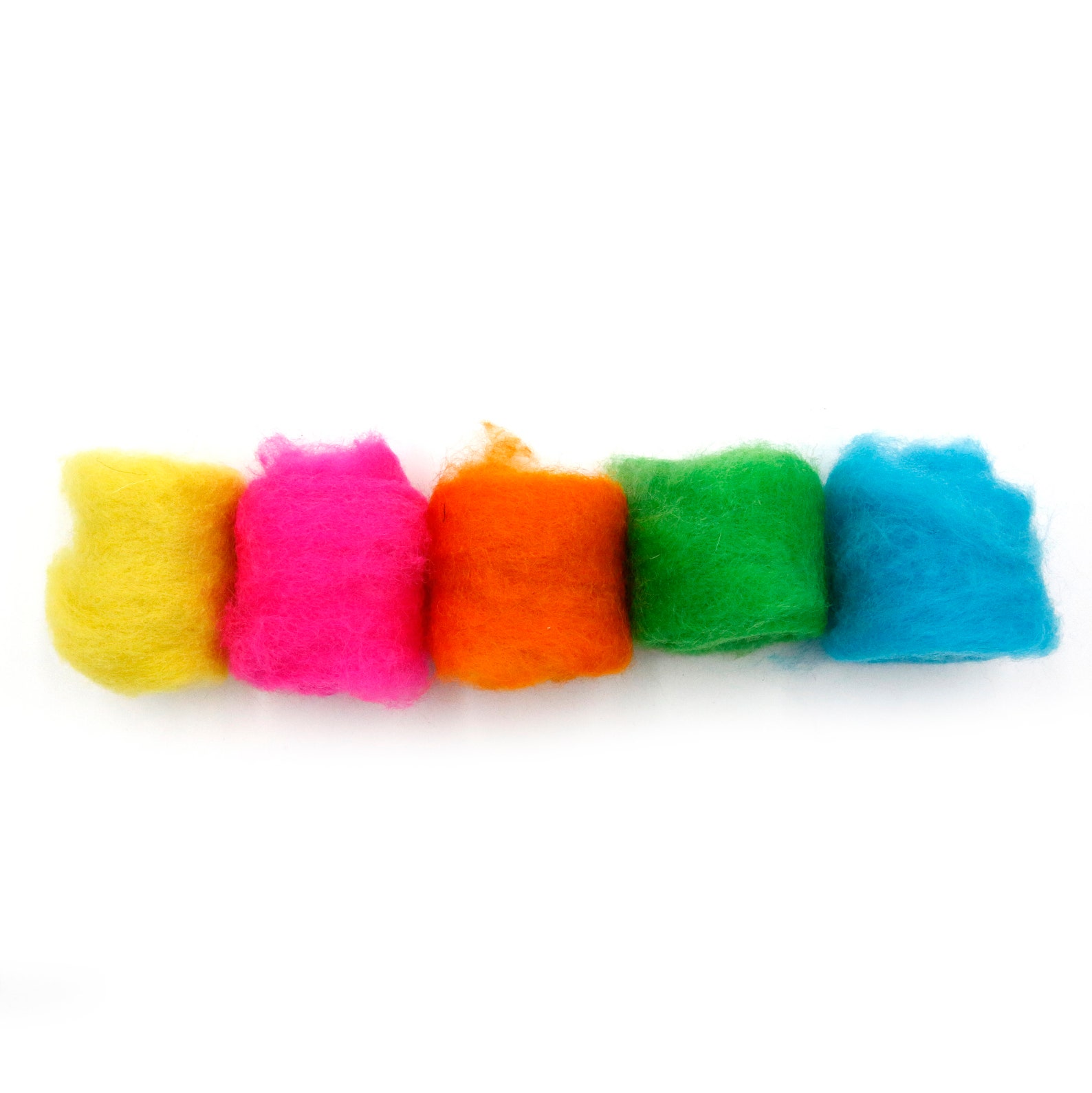 Needle Felt Wool Roving Variety Pack | Wool Carded Batts Wet Felt Wool ...