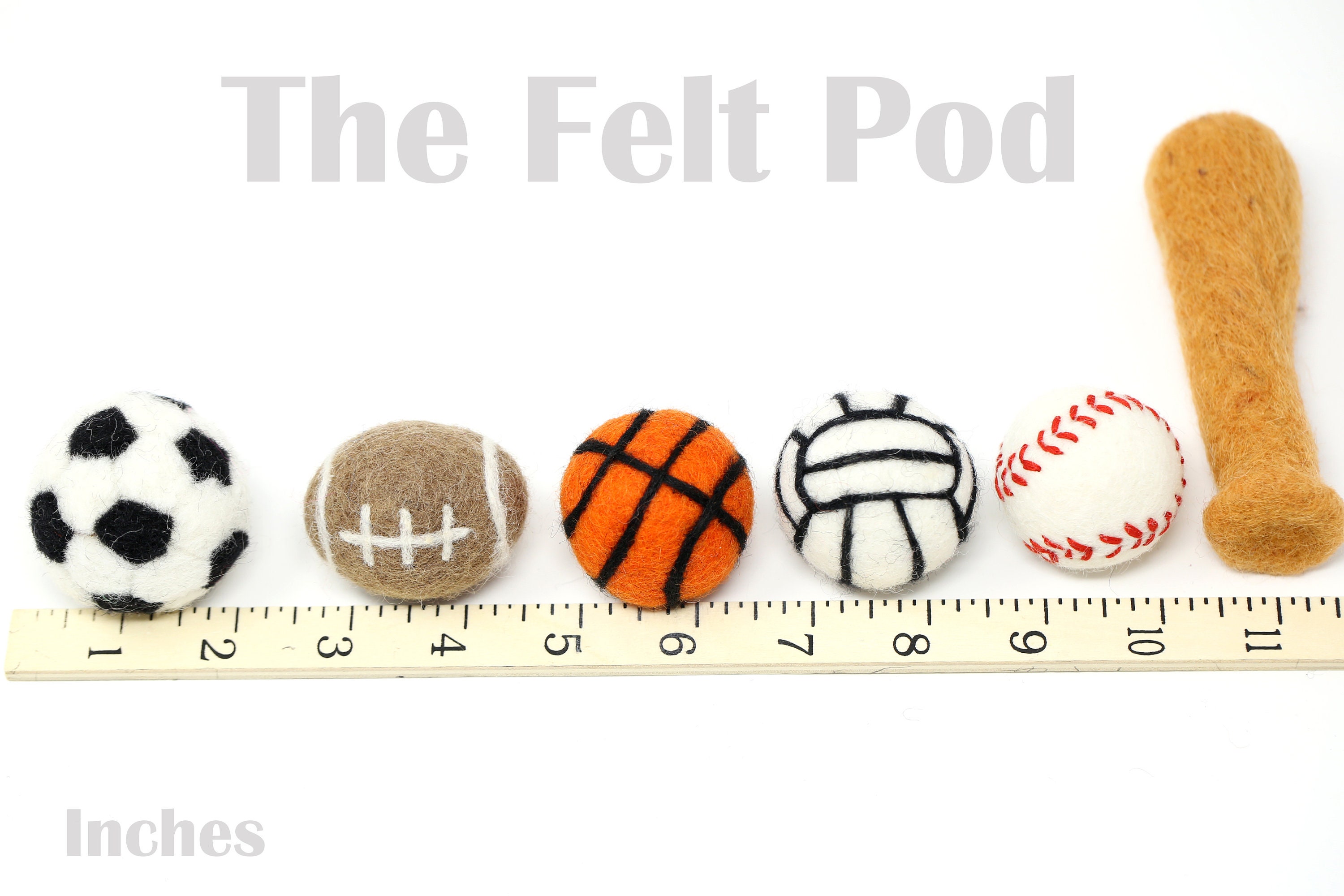 Felt Sports Felt Baseball Felt Basketball Felt | Etsy