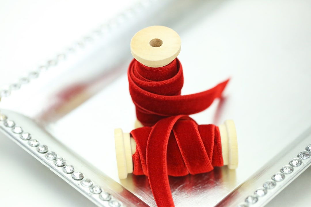 Velvet Ribbon // Double Sided Velvet Ribbon // Double Faced Velvet ...