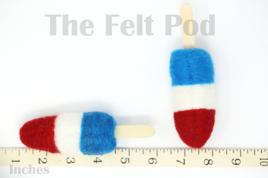 Felt Rocket Pops Felted Rocket Pops Felt Popsicles Felt | Etsy