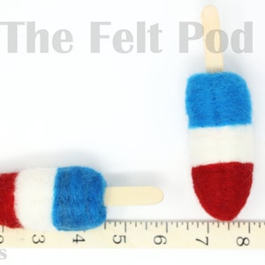 Felt Rocket Pops | Felted Rocket Pops | Felt Popsicles | Felt Shapes - Etsy