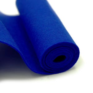 100 Percent Wool Felt Roll - Wool Felt in Color ROYAL BLUE - Blue Wool ...