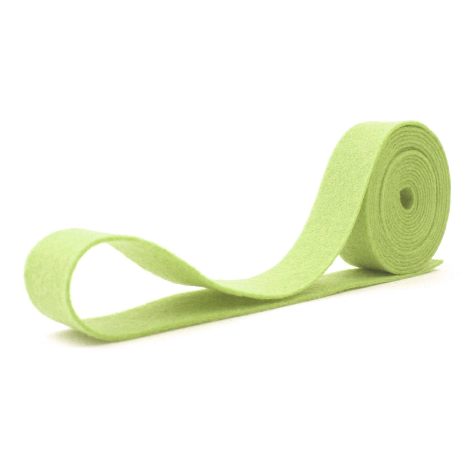 Wool Felt 100 Percent Wool Felt Ribbon in Color AVOCADO - Etsy