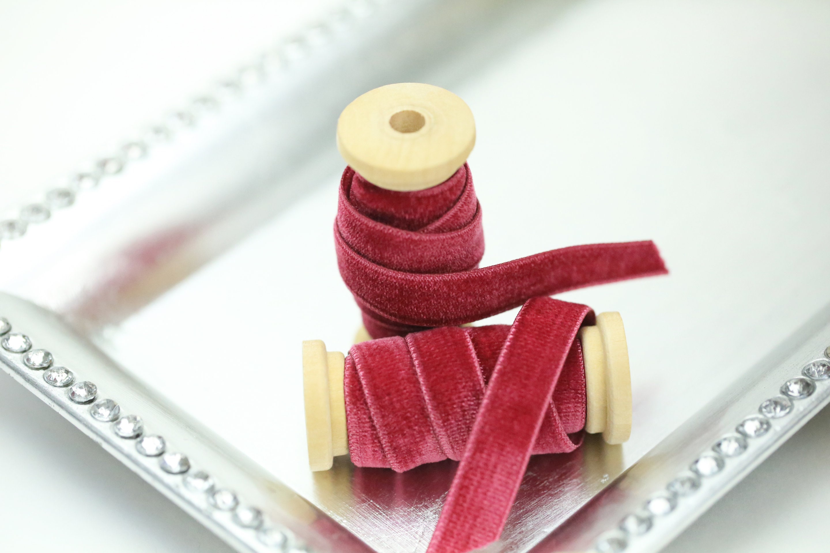 Velvet Ribbon // Double Sided Velvet Ribbon // Double Faced | Etsy