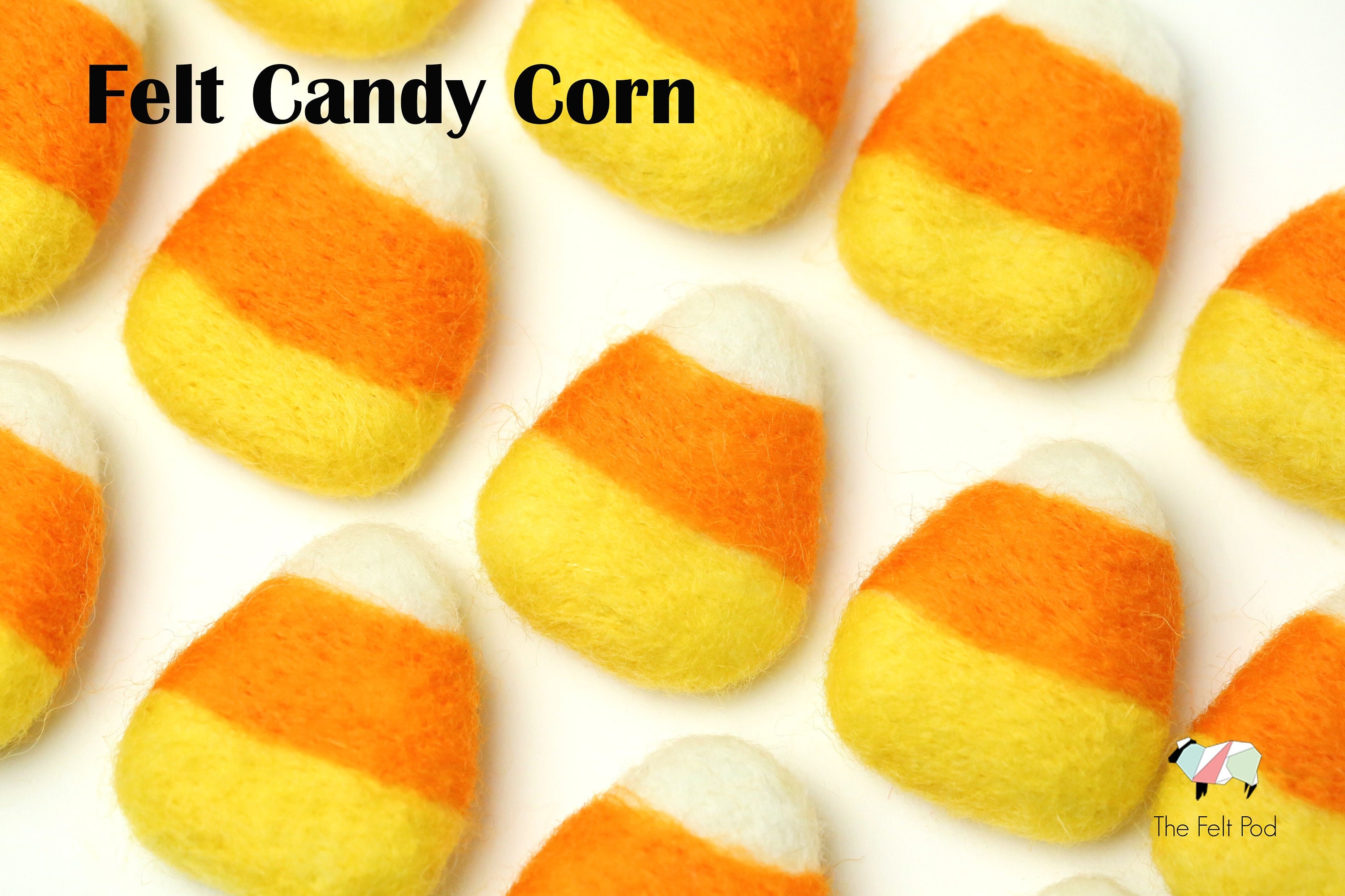 Felt Candy Corns // Halloween Candy Corns // Candy Corn | Etsy