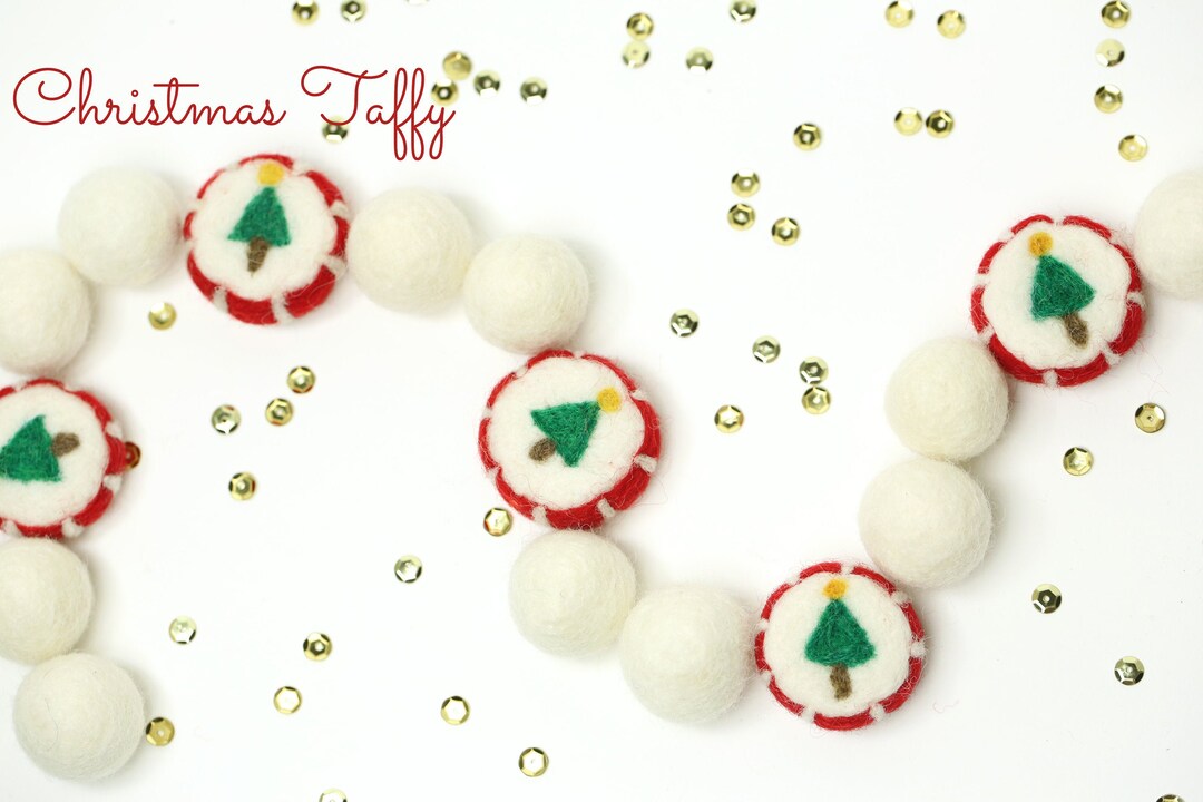 Felt Candy | Felt Christmas Taffy | Felt Christmas Tree Candy | Felt ...