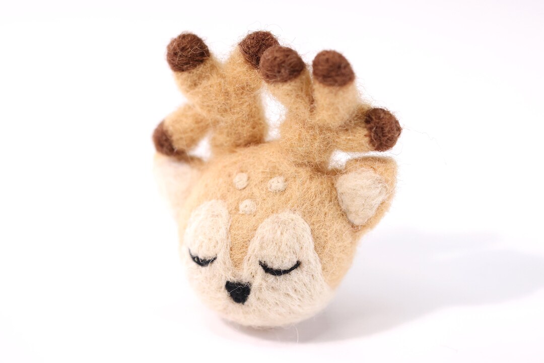 Felted Deer | Felt Deer | Felt Shapes | Felted Shapes - Etsy