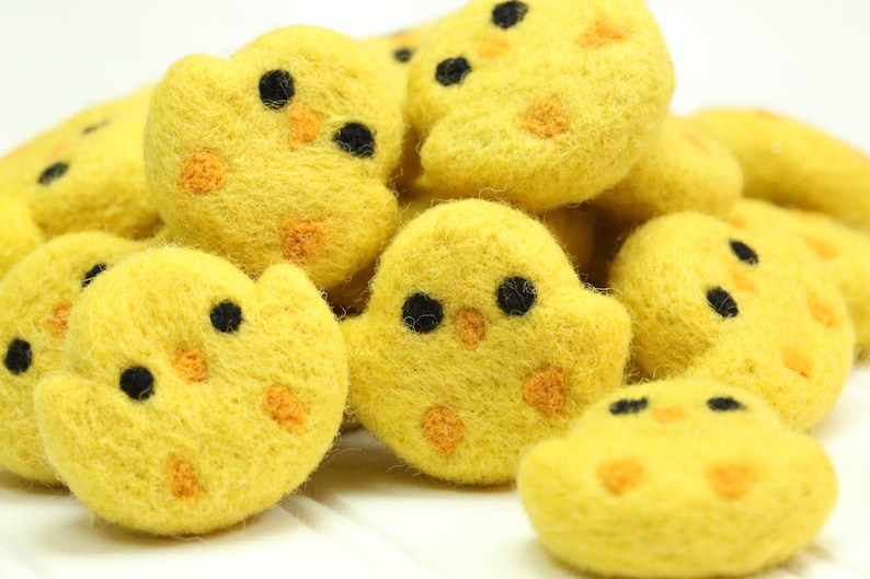 Felted Chick // Felt Chicks // Easter Chicks // Needle Felted Chicks ...