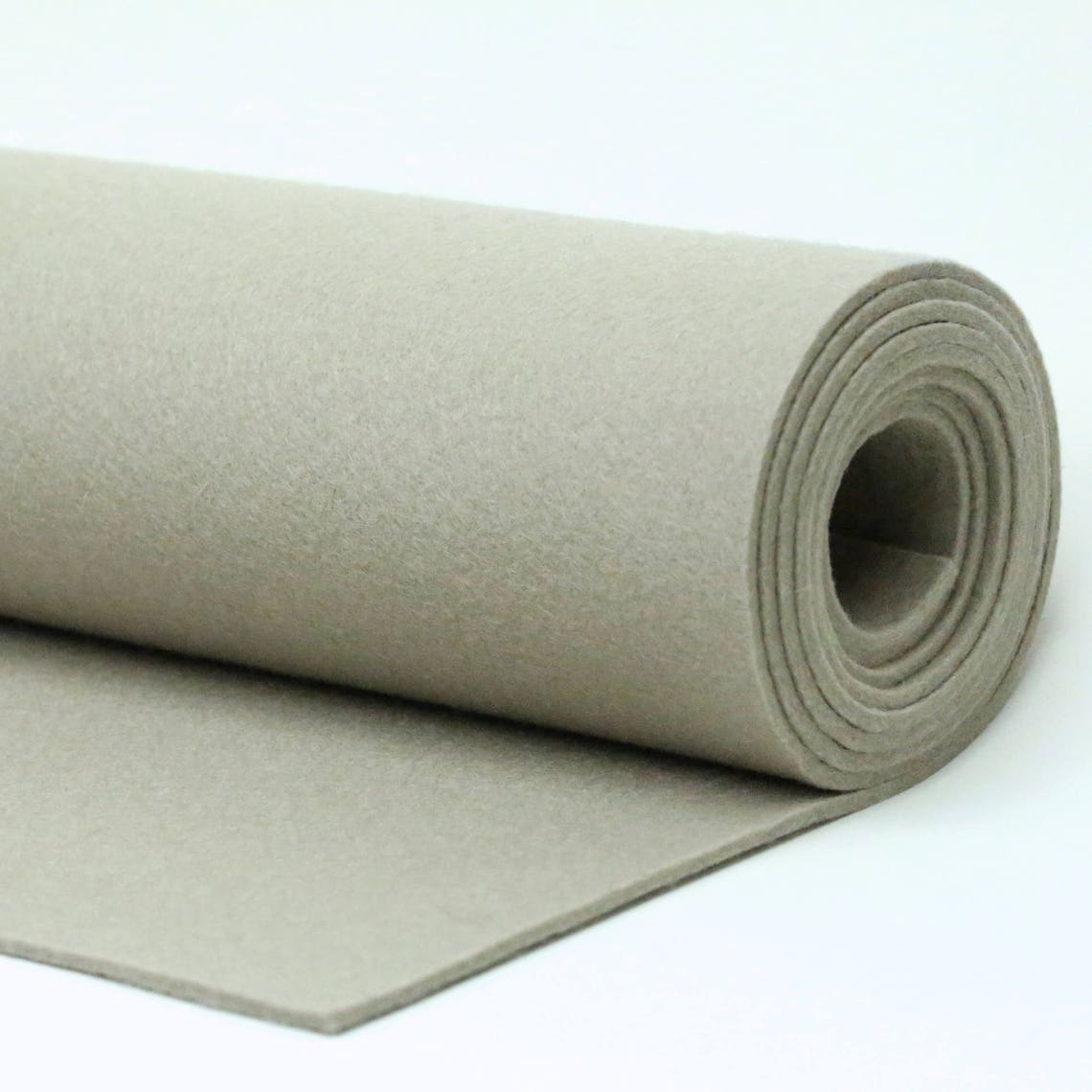 Cement 3mm Wool Felt | Thick Wool Felt | Designer Wool Felt | Handbag ...