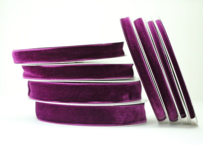 Velvet Ribbon // Double Sided Velvet Ribbon // Double Faced - Etsy