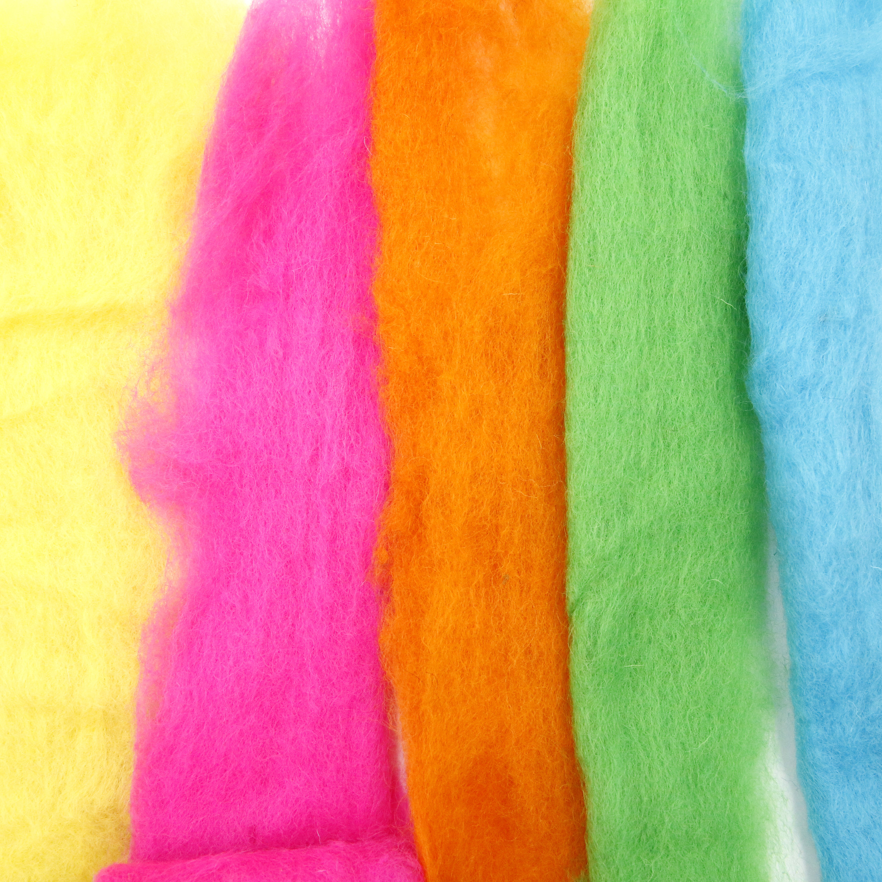 Needle Felt Wool Roving Variety Pack | Wool Carded Batts Wet Felt Wool ...