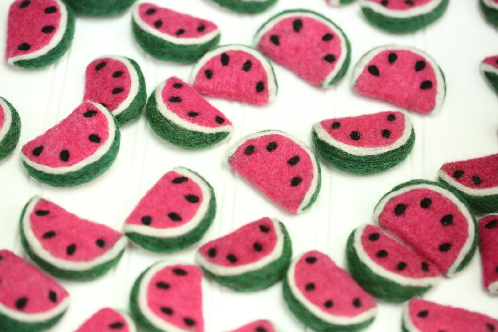 Felt Watermelon // Felt Summer Fruits // Felt Watermelon - Etsy