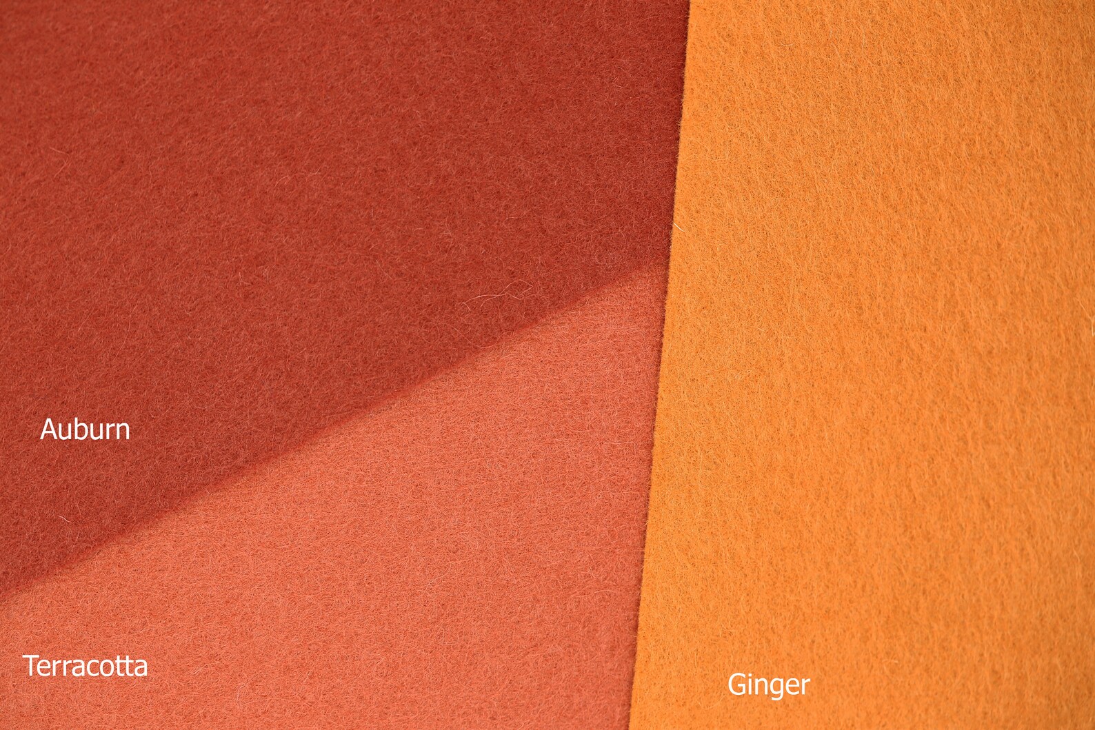 Wool Felt Roll - 100% Wool Felt in Color TERRACOTTA - 5" X 36" Wool ...