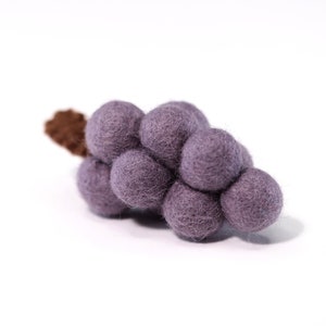 Felted Grapes | Felt Grapes | Felt Shapes | Felted Shapes - Etsy