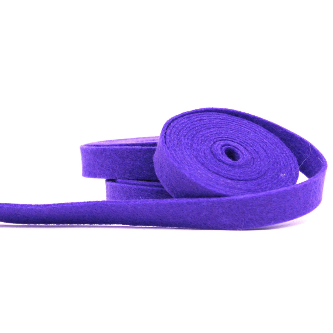 Wool Felt 100 Percent Wool Felt Ribbon in Color INDIGO 1/2 - Etsy