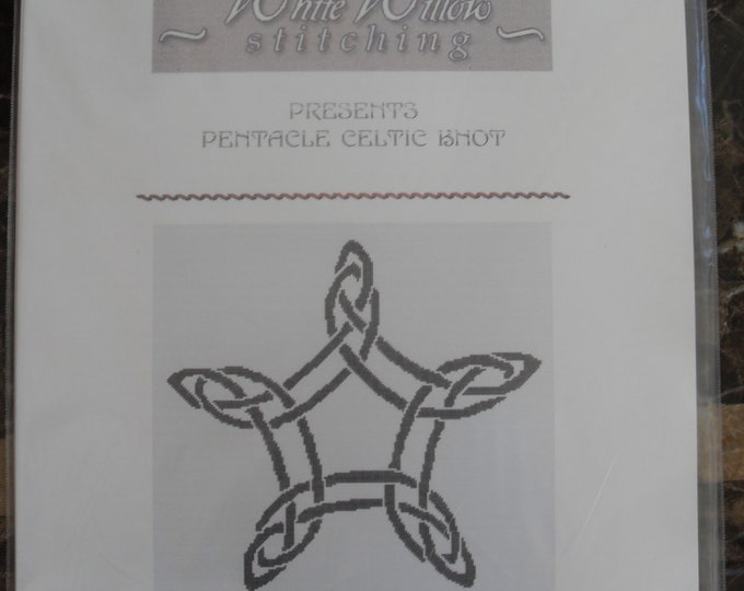 Pentacle Celtic Knot Cross Stitch Pattern Chart - Etsy