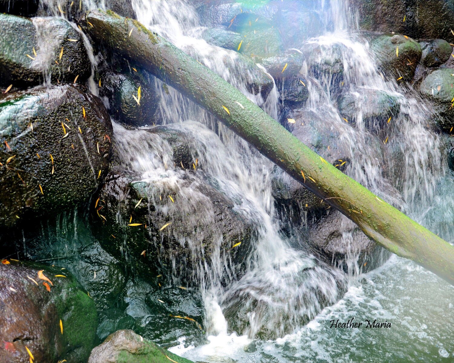 Magical waterfall fine art photography | Etsy
