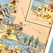 MICHIGAN MAP PRINT - Vintage Picture Map to Frame - Whimsical ...
