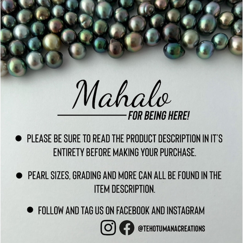 Tahitian Pearl Necklace • Linked Pearls With Drop Pistachio Pendant ...