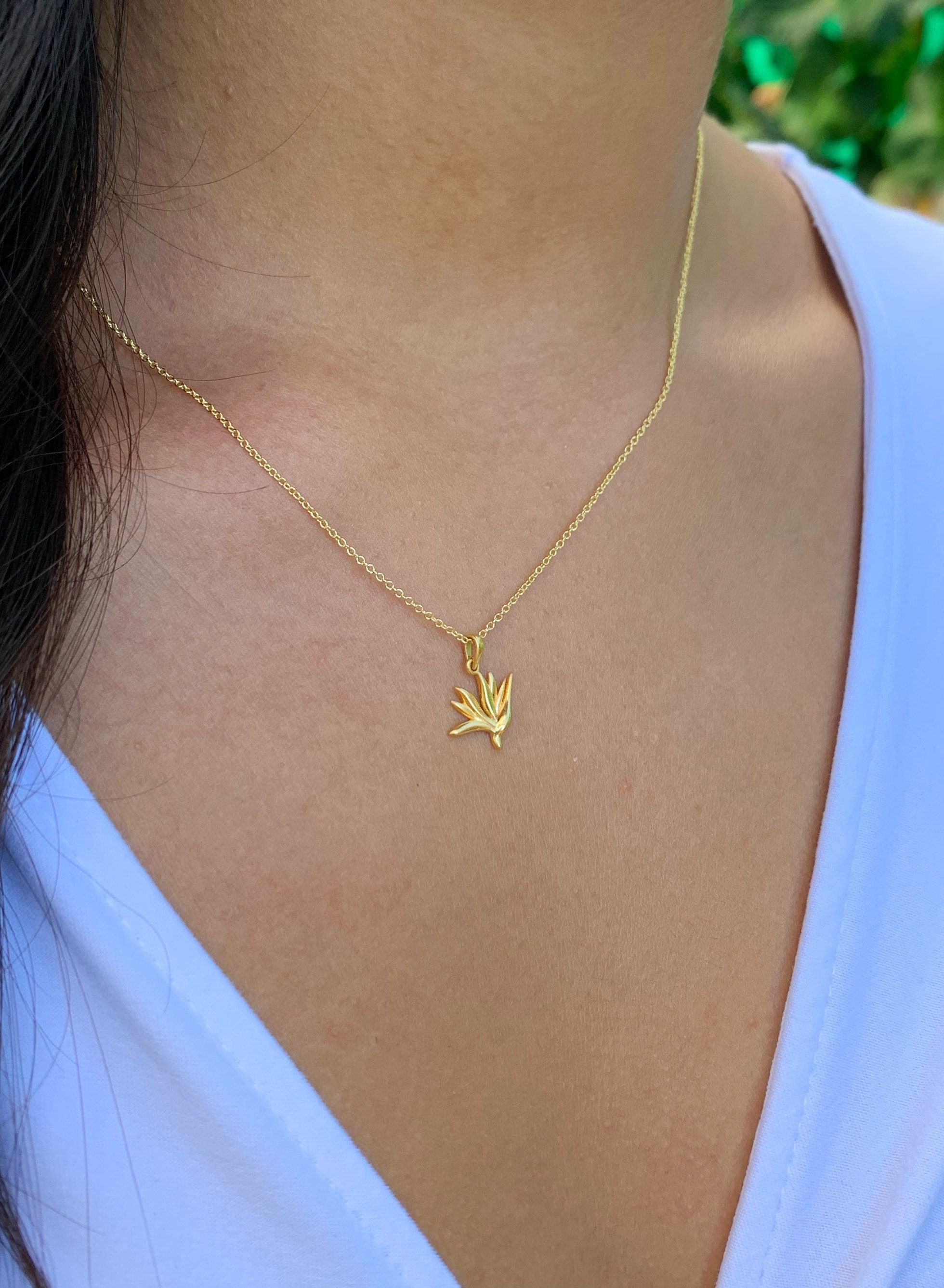 Bird of Paradise Pendant Bird of Paradise Necklace Bird of | Etsy