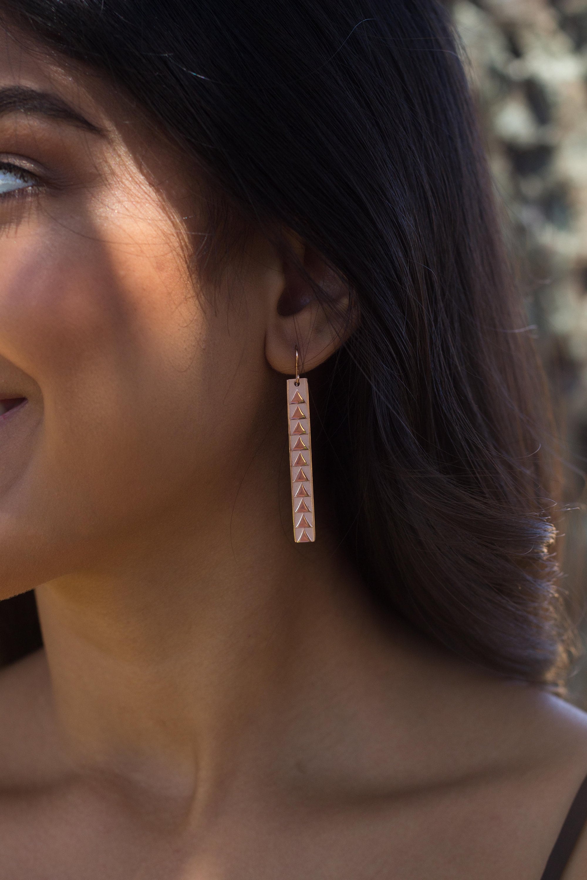 Hawaiian bar earrings Polynesian jewelry Hawaiian earrings | Etsy