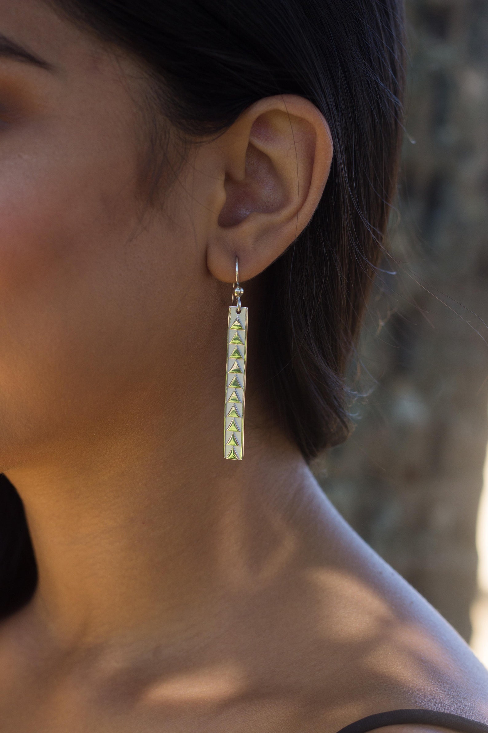 Hawaiian Bar Earrings Polynesian Jewelry Hawaiian Earrings - Etsy