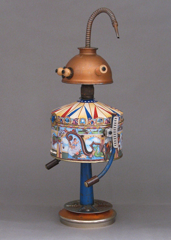 Robot Sculpture Clark - Etsy