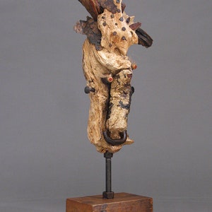 Driftwood Mask Sculpture - Remus - Etsy