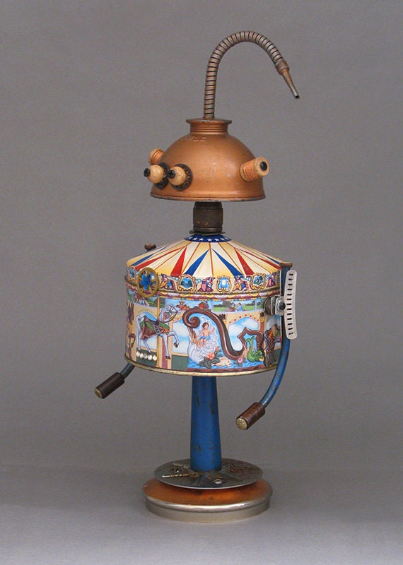 Robot Sculpture Clark - Etsy