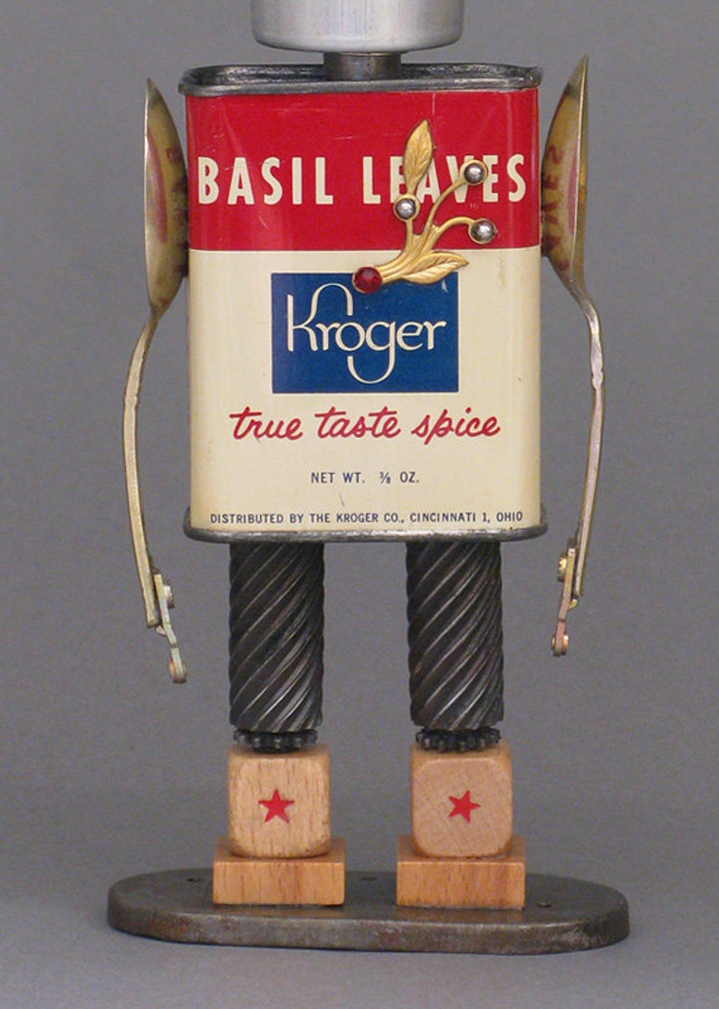 Robot Sculpture Gizzy - Etsy