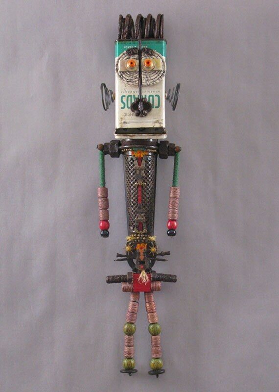 Robot Sculpture - Farlan - Etsy