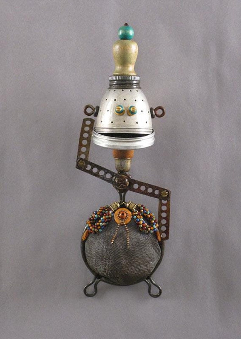 Robot Sculpture - Louie - Etsy