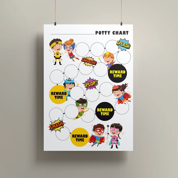 Superhero Potty - Etsy