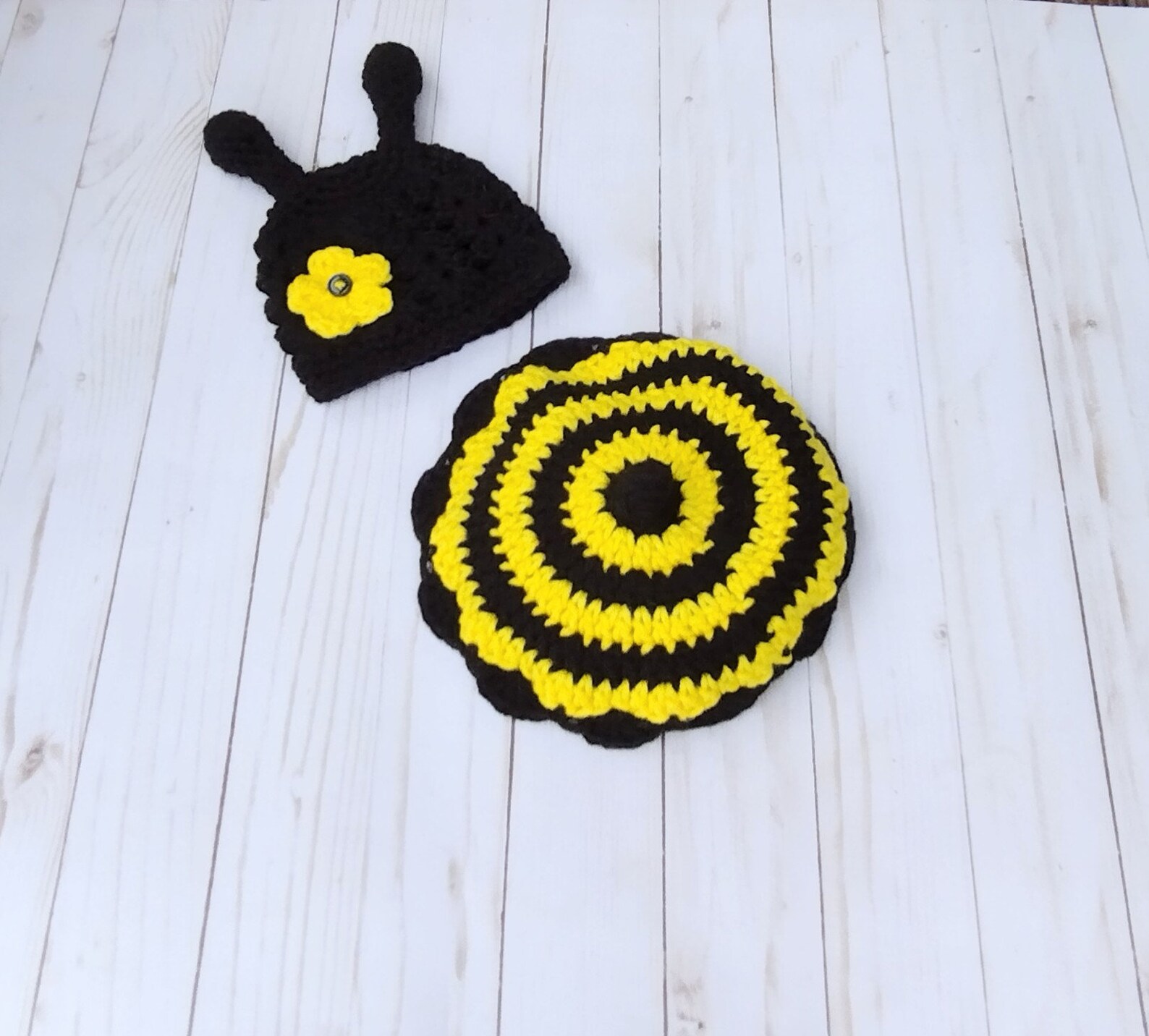 Newborn Bumble BEE Outfit Bumble Bee Photo Prop Crochet Baby - Etsy