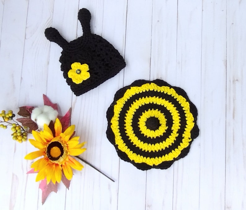 Newborn Bumble BEE Outfit Bumble Bee Photo Prop Crochet Baby - Etsy