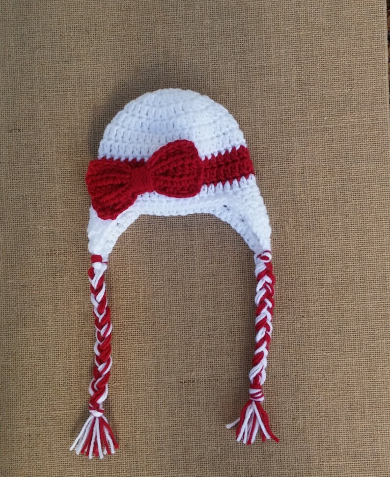 Chapeau de bébé au crochet bonnet cache-oreilles rouge - Etsy France