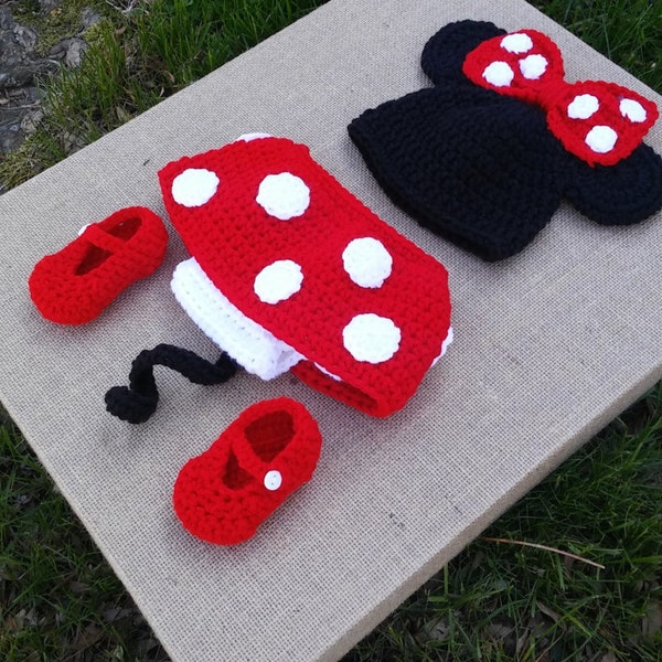 Minnie Mouse Crochet - Etsy
