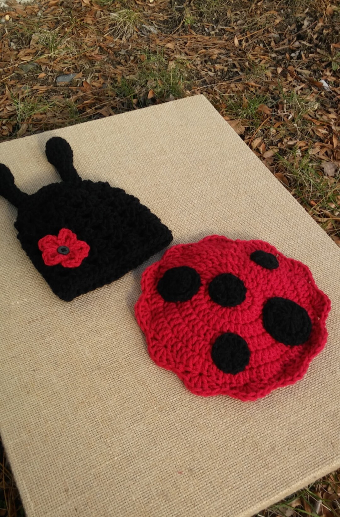 Newborn Ladybug Outfit, Ladybug Photo Prop, Crochet Baby Ladybug, Baby ...