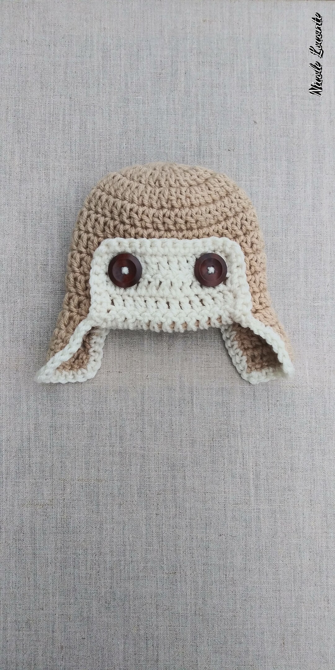 Newborn Aviator Hat, Baby Crochet Hat, Baby Pilot Hat, Baby Girl Hat ...
