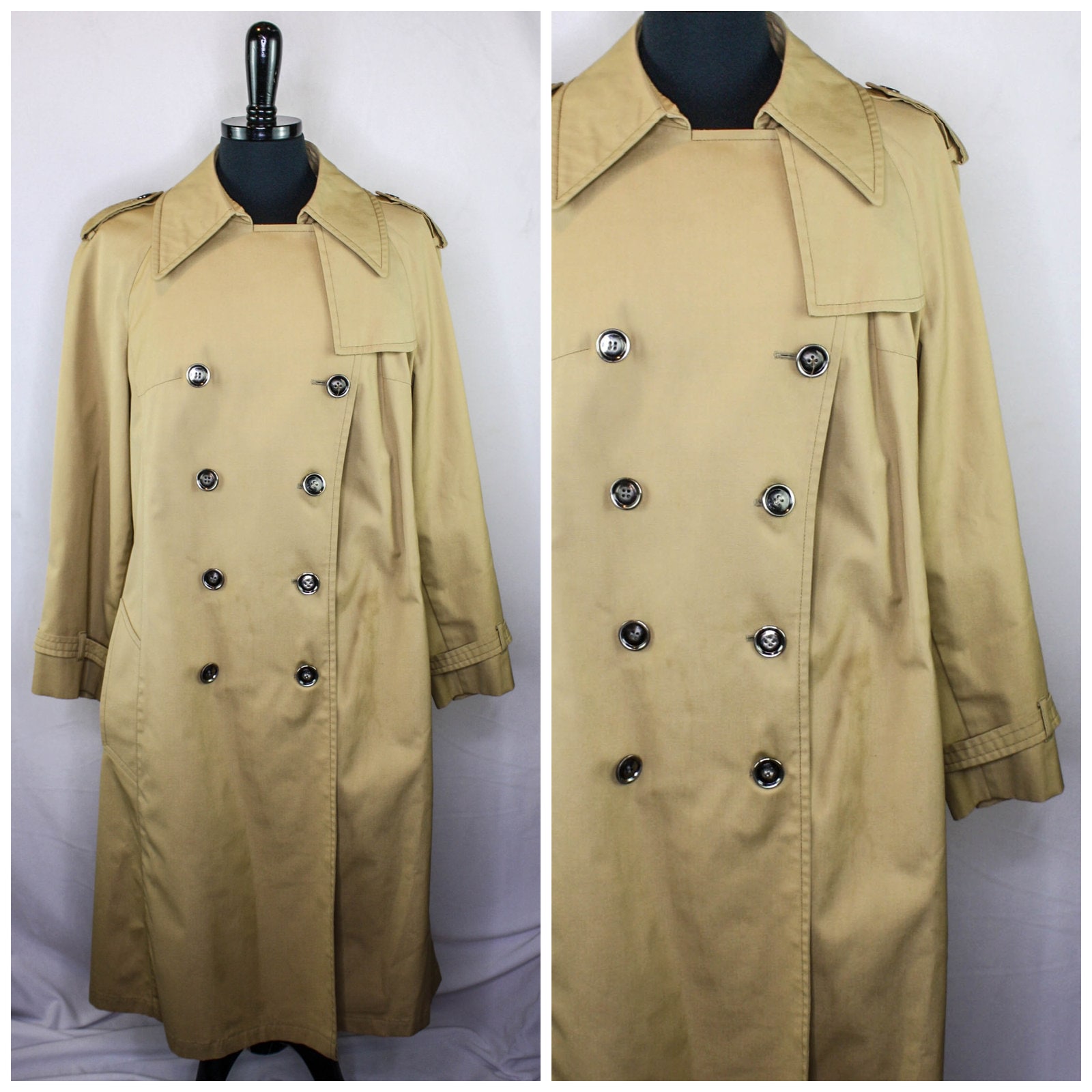 London Fog Trench Coat 60s - Etsy London Fog Trench Coat 60s - Etsy