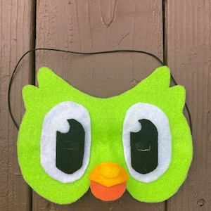 Duo-green Bird Face Mask~ Lingo~eye Mask~ Halloween Costume~ Green Bird ...