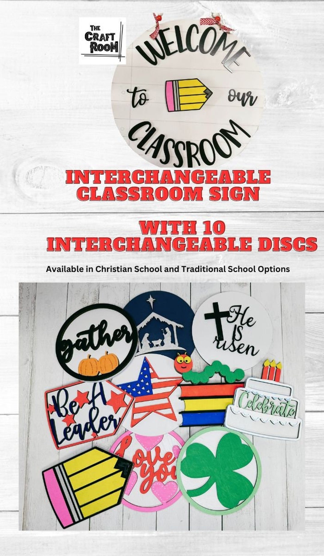 Interchangeable Personalized Classroom Door Sign Teacher - Etsy