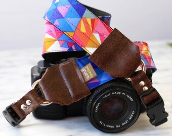 Fabric camera strap | Etsy